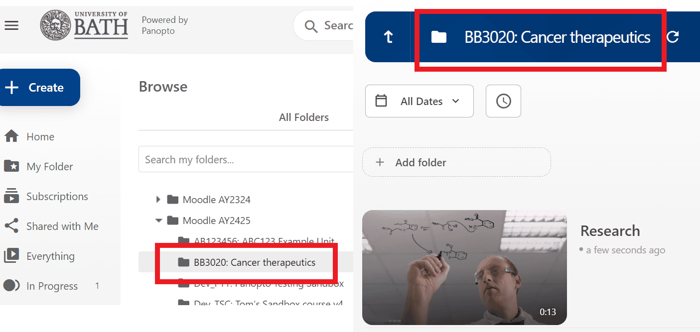 Moodle and Panopto - An overview - Learning and Teaching Hub