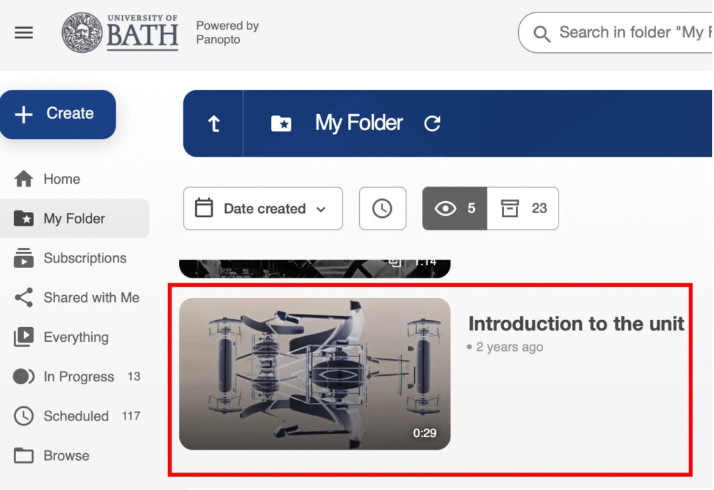 How to add recordings to a Moodle-linked folder for students to view ...