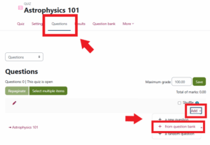 How to set up a Moodle Quiz - Learning and Teaching Hub