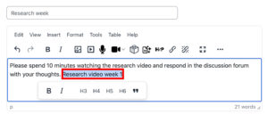 Link to or embed a recording in Moodle - Learning and Teaching Hub