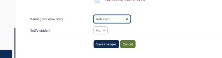 How to release grades and feedback in Moodle - Learning and Teaching Hub