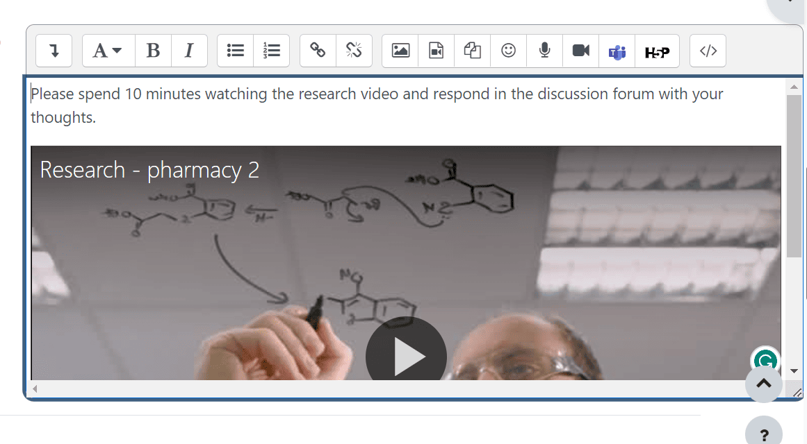 Link or embed a recording in Moodle - Learning and Teaching