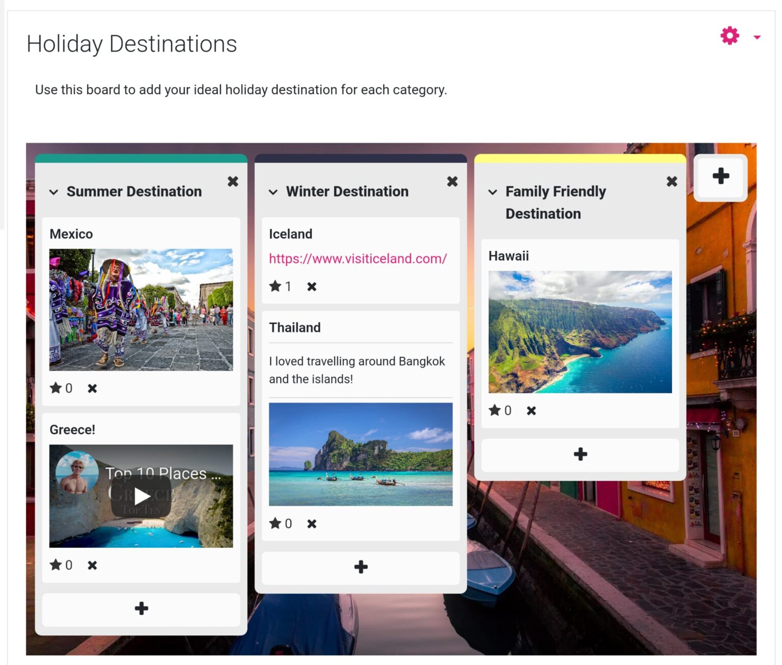 Moodle Boards - A pinboard activity - Learning and Teaching Hub