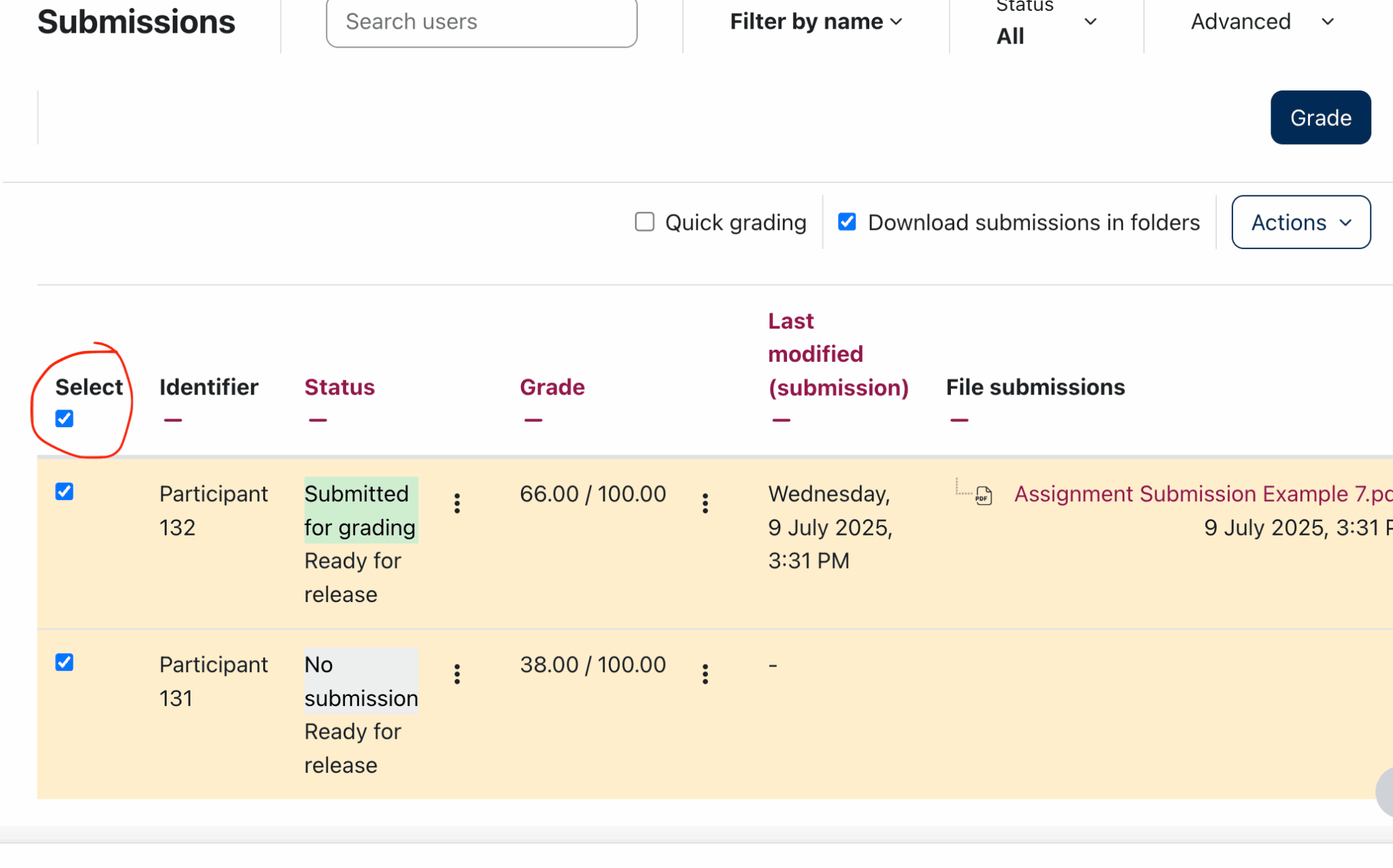 How to release grades and feedback in Moodle - Learning and Teaching Hub