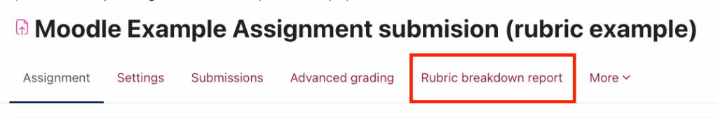 Rubrics and Ranged Rubrics in Moodle - Learning and Teaching Hub