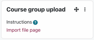 Moodle Blocks overview - Learning and Teaching Hub