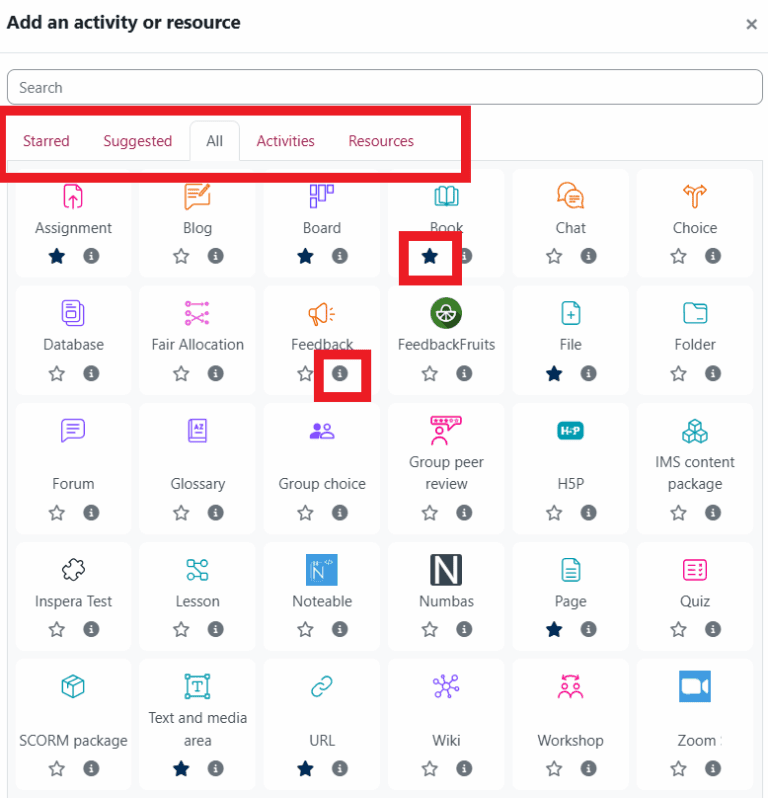 An introduction to Moodle Activities and Resources - Learning and ...